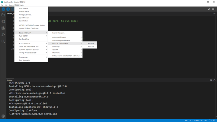 [CH32V003] กับการใช้งานบน Arduino IDE - MAKER WITAWAT